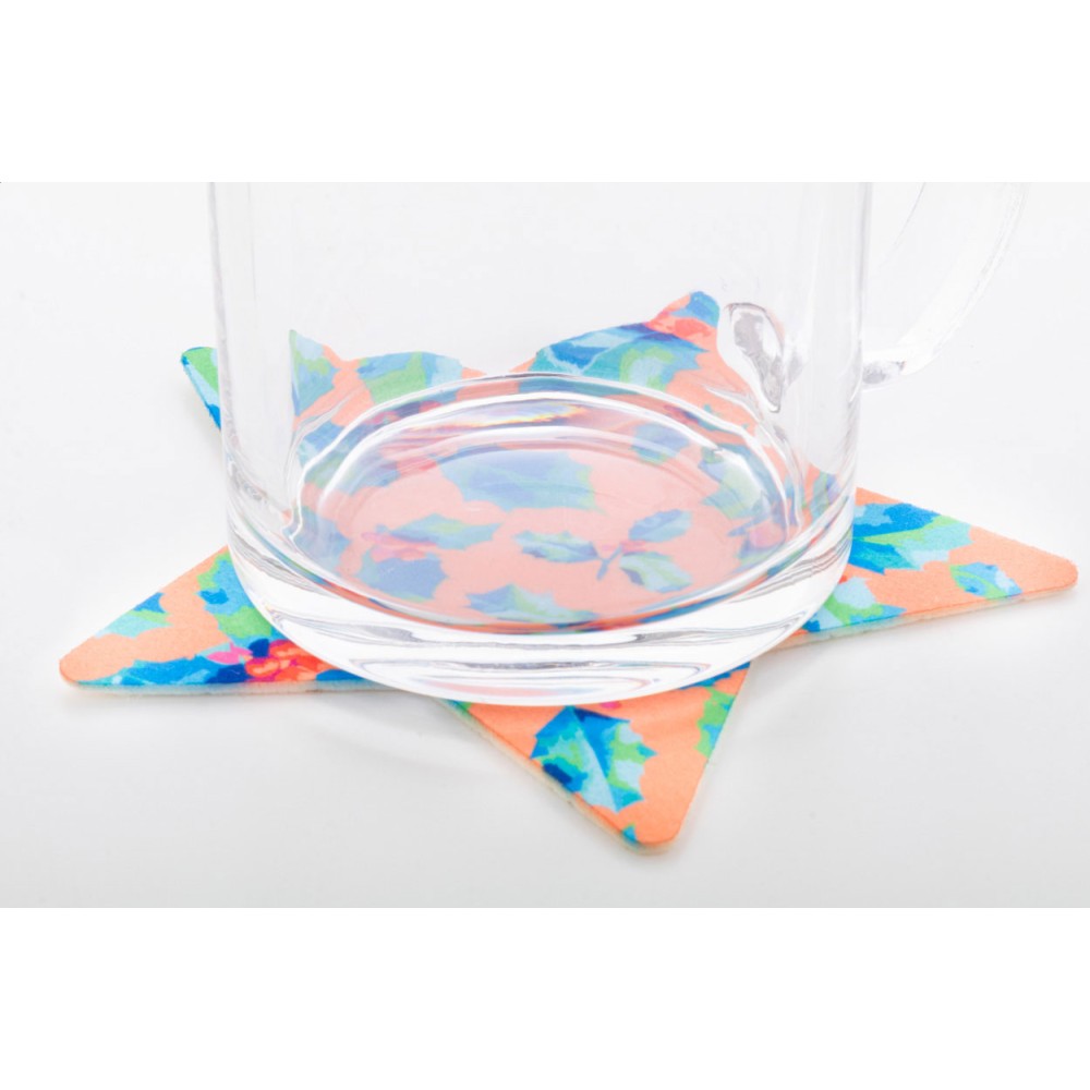 CreaFelt Drink Xmas podtácky vyrobené z RPET plsti na zakázku, reklamní ...